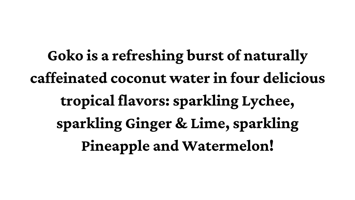 GoKo - Natural Sparkling Energy – GoKo Energy
